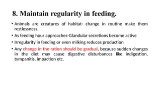 Balanced ration feeding of the livestock | PPTX