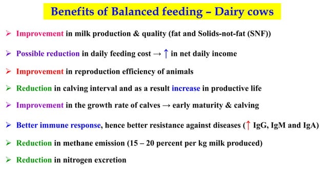 Balanced ration suresh | PPT | Agriculture | Industries