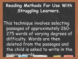 Balanced reading | PPTX