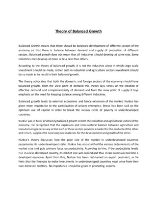 Balanced regional development | DOCX | Economy | Business and Finance