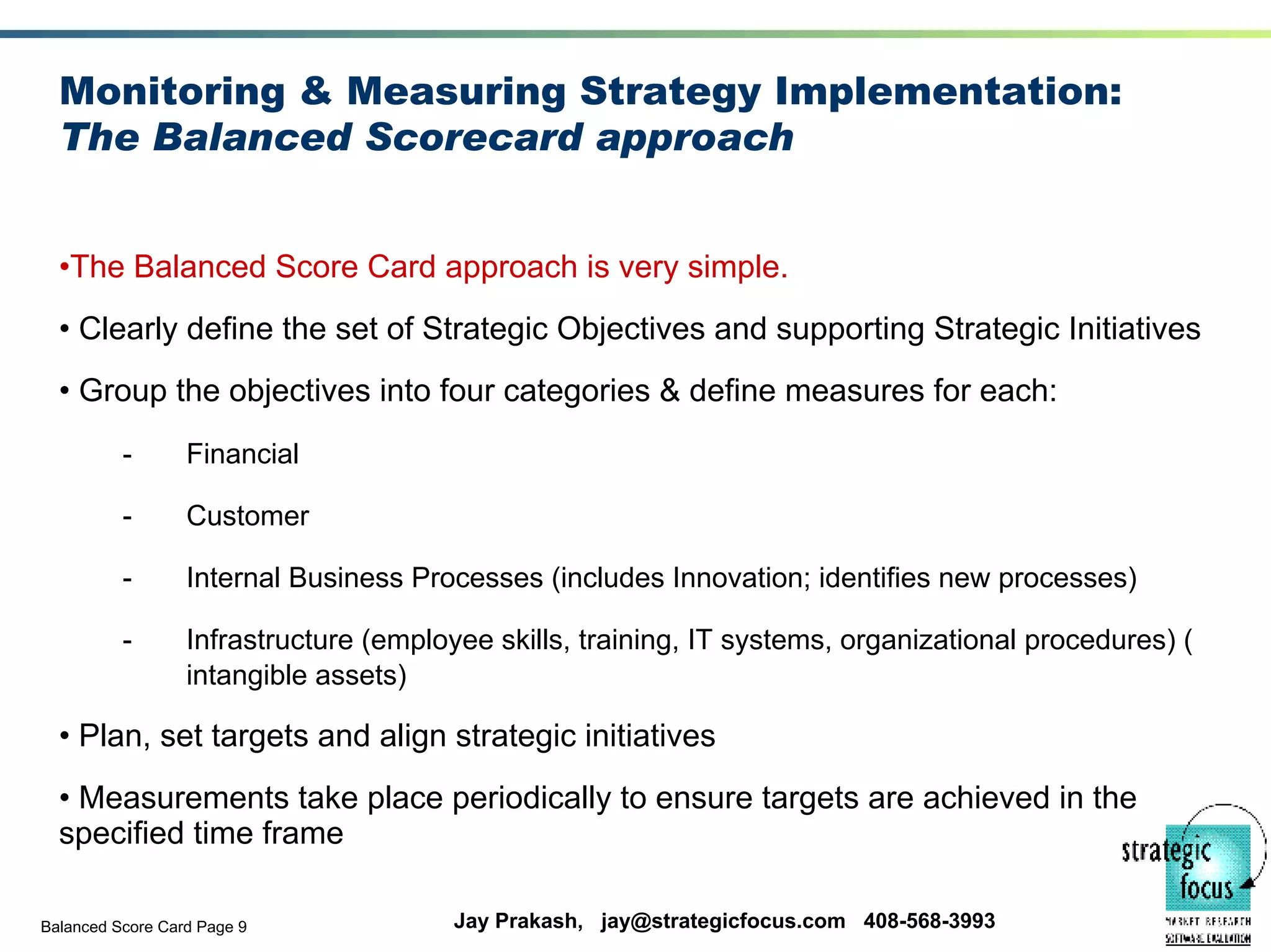 Balanced Score Card | PDF