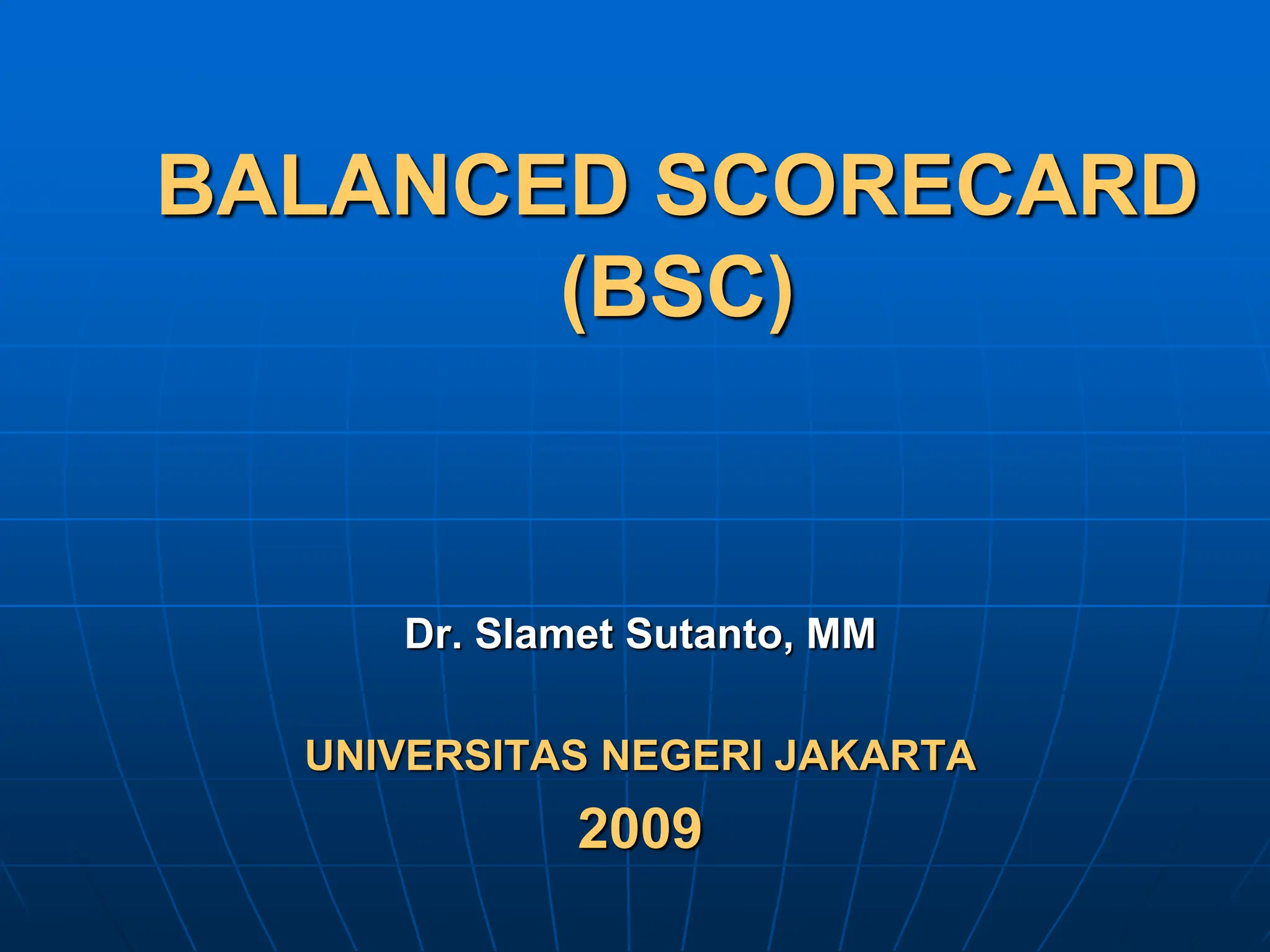 The balanced scorecard involves measuring four main aspects of a business | PPT