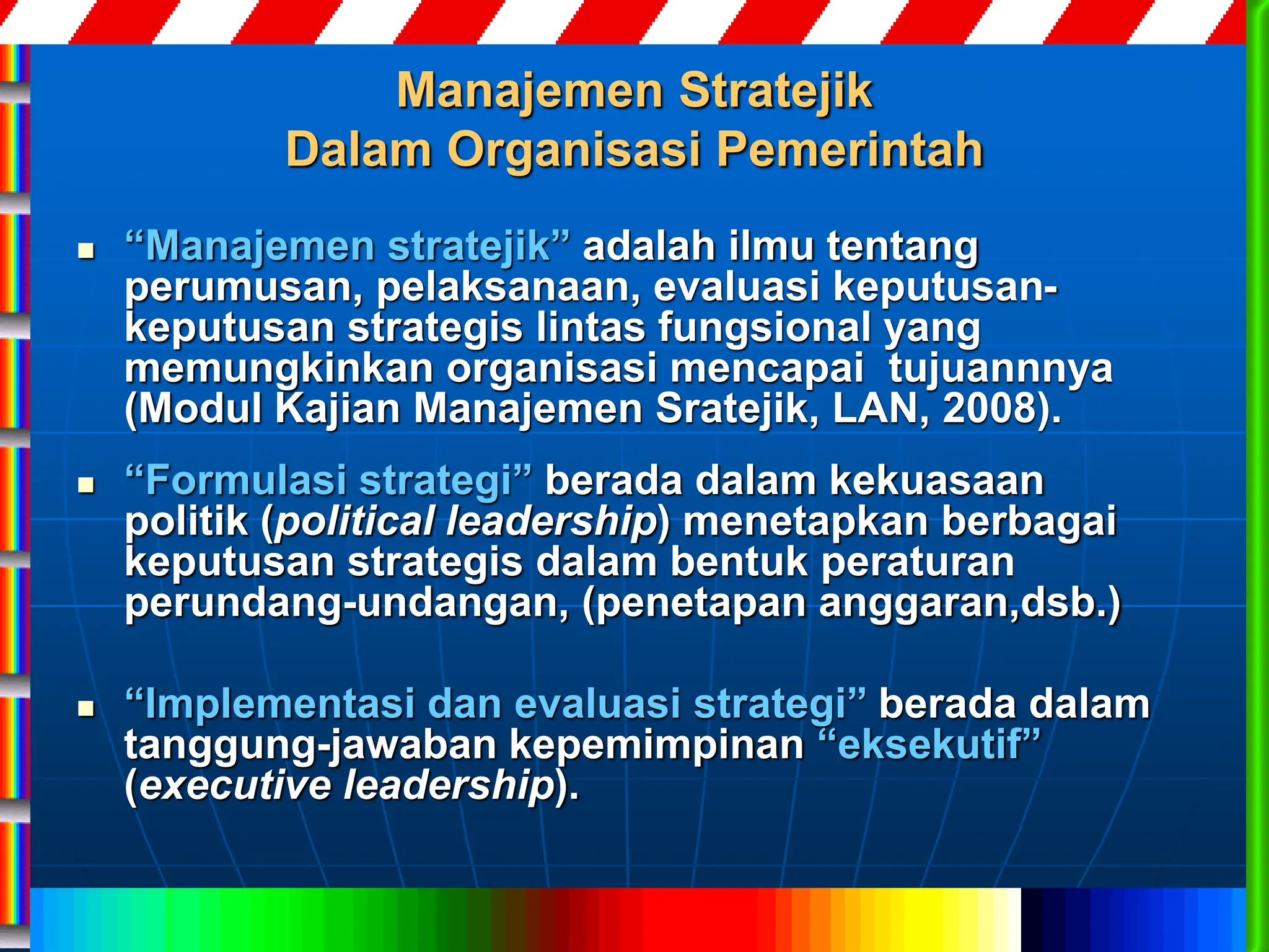 The balanced scorecard involves measuring four main aspects of a ...