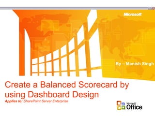 Balanced score card on Share point | PPT