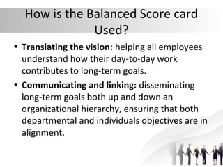 Balanced scorecard | PPT