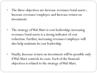 Balanced score card of Walmart | PDF