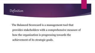 Balanced score card | PPT