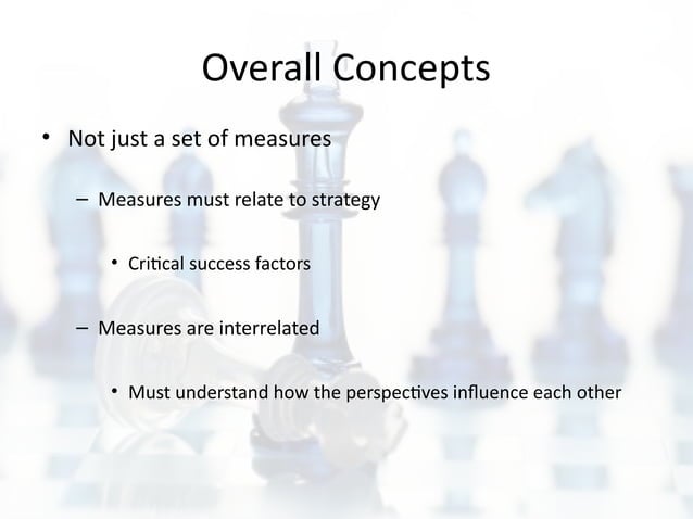 Performance measurement using Balanced Scorecard | PPTX