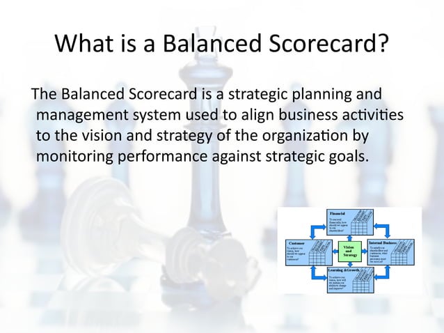 Performance measurement using Balanced Scorecard | PPTX