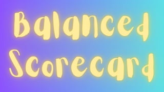 BALANCED SCORECARD DEFINITION, ADVANTAGES, DISADVANTAGES, USES ...