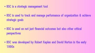 BALANCED SCORECARD DEFINITION, ADVANTAGES, DISADVANTAGES, USES ...