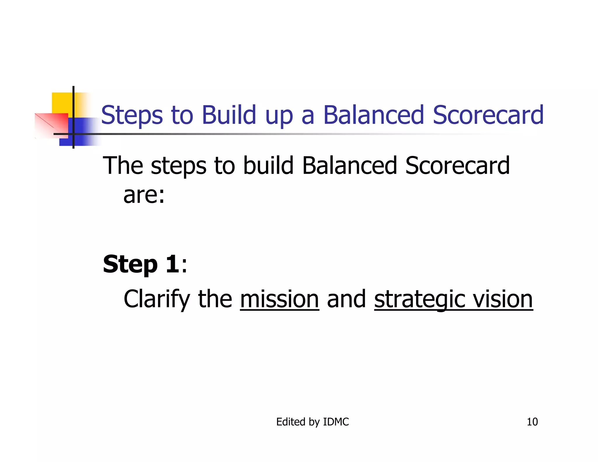 Balanced scorecard 1 | PDF