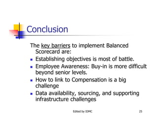 Balanced scorecard 1 | PDF