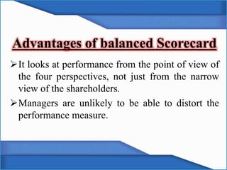 Balanced scorecard and fund flow statement | PPTX