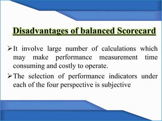 Balanced scorecard and fund flow statement | PPTX