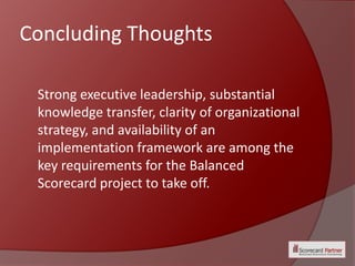 Balanced Scorecard: Executive Motivation | PPTX