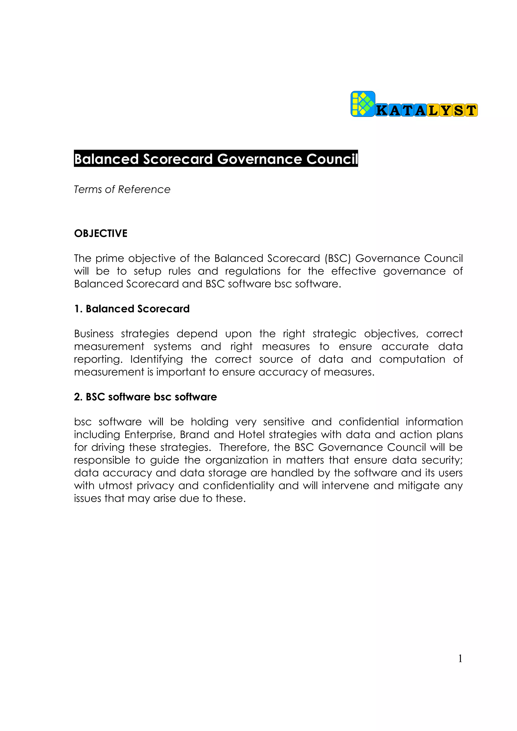 Balanced scorecard governance charter may2010 ver-1.2 | DOC