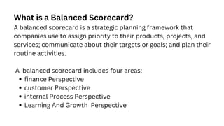 Balanced ScoreCard of META made for engineering students | PDF