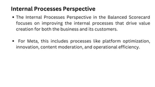 Balanced ScoreCard of META made for engineering students | PDF
