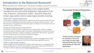 Balanced scorecard orientation (intro public) | PDF