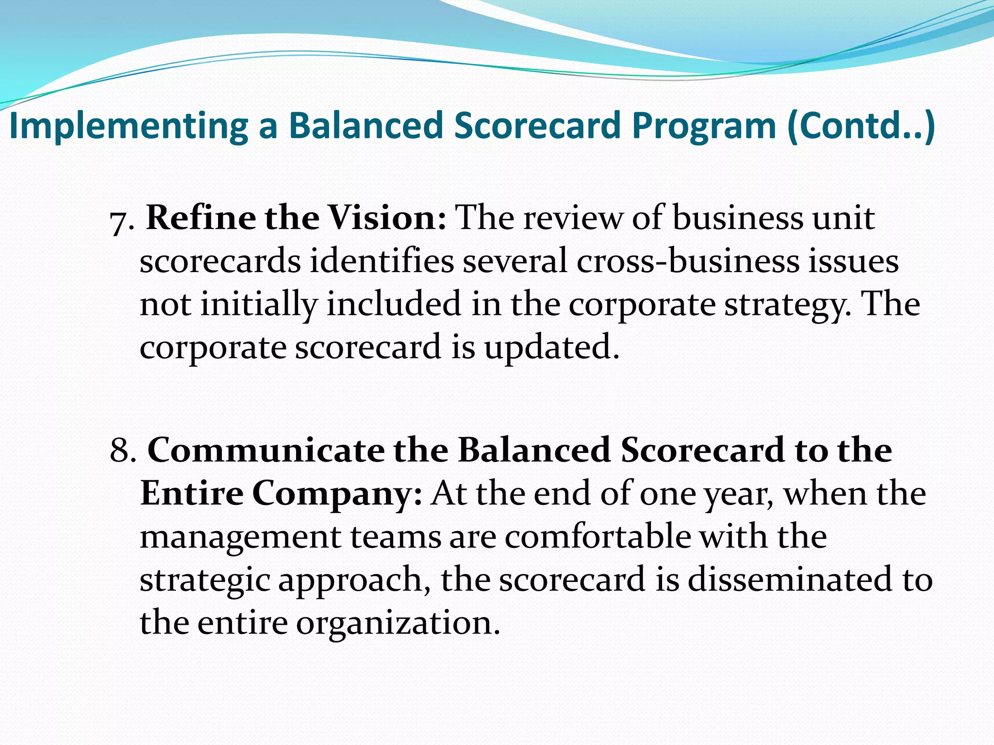 Balanced Scorecard (part 2) by Shantonu Dasmahapatra | PPTX