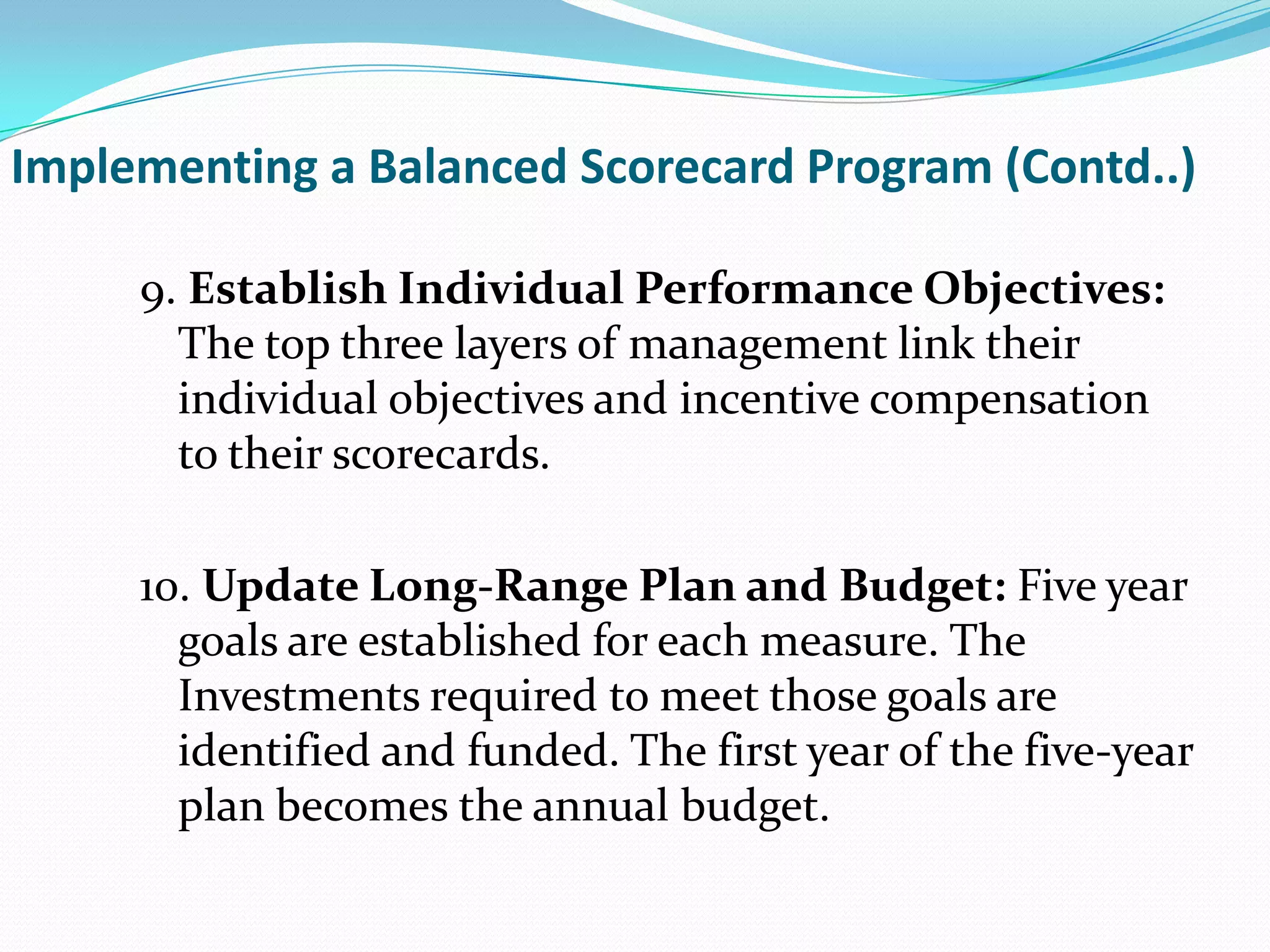 Balanced Scorecard (part 2) by Shantonu Dasmahapatra | PPTX