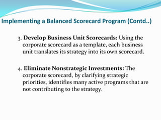 Balanced Scorecard (part 2) by Shantonu Dasmahapatra | PPTX