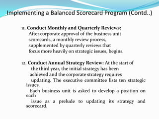 Balanced Scorecard (part 2) by Shantonu Dasmahapatra | PPTX