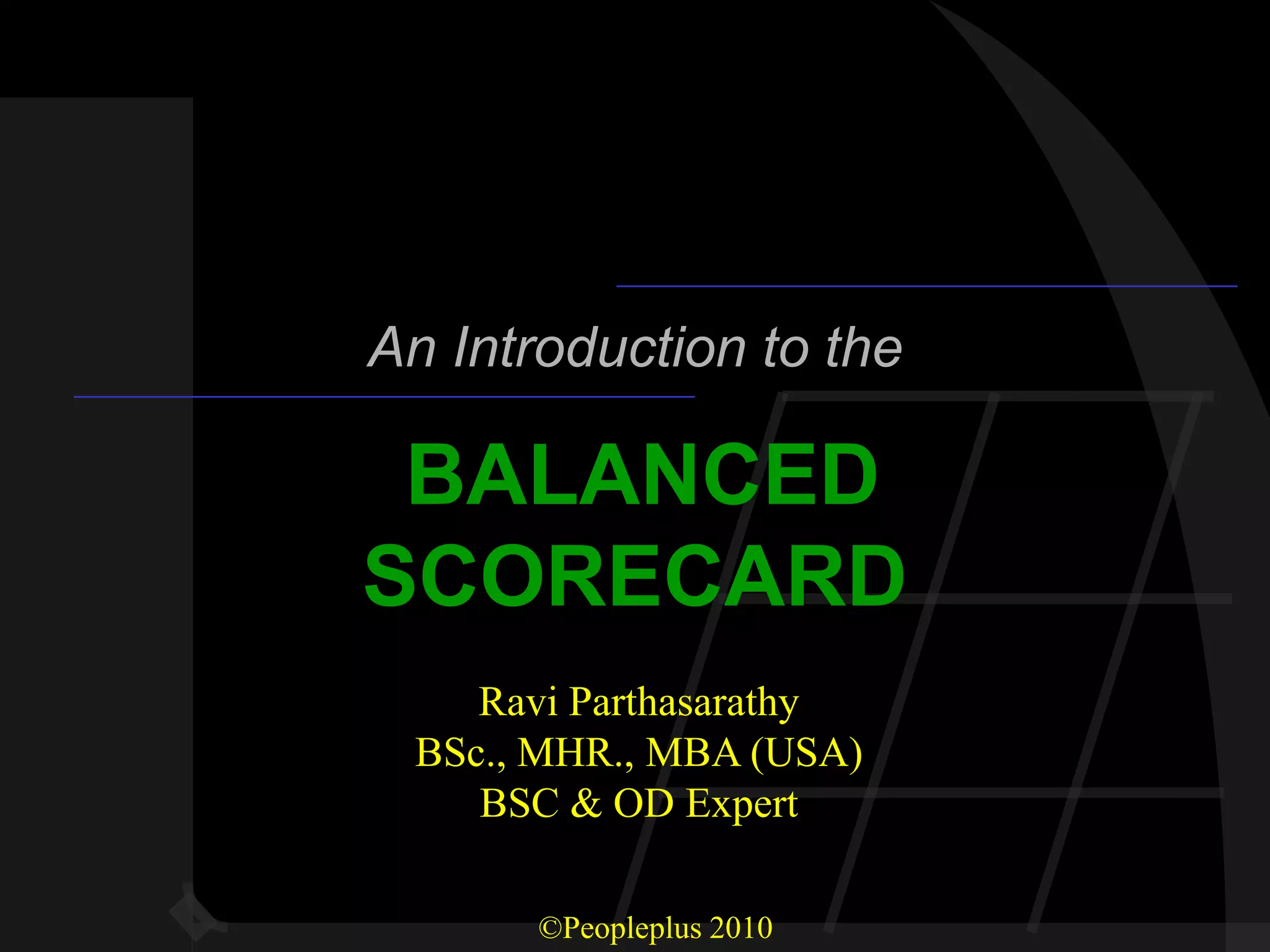 NHRDN Virtual Learning Session on Balanced Scorecard-Session II | PPTX ...