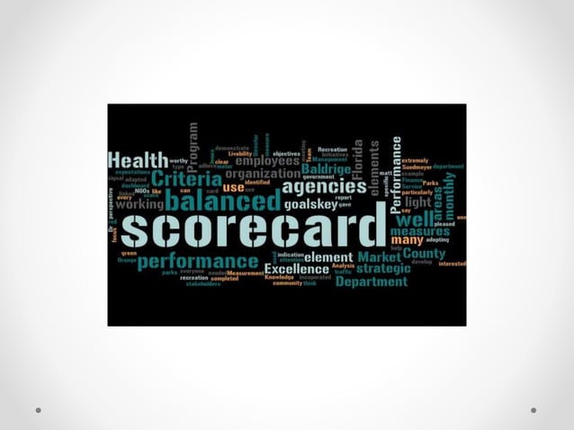 Balanced scorecard presentation for frpa draft | PPT