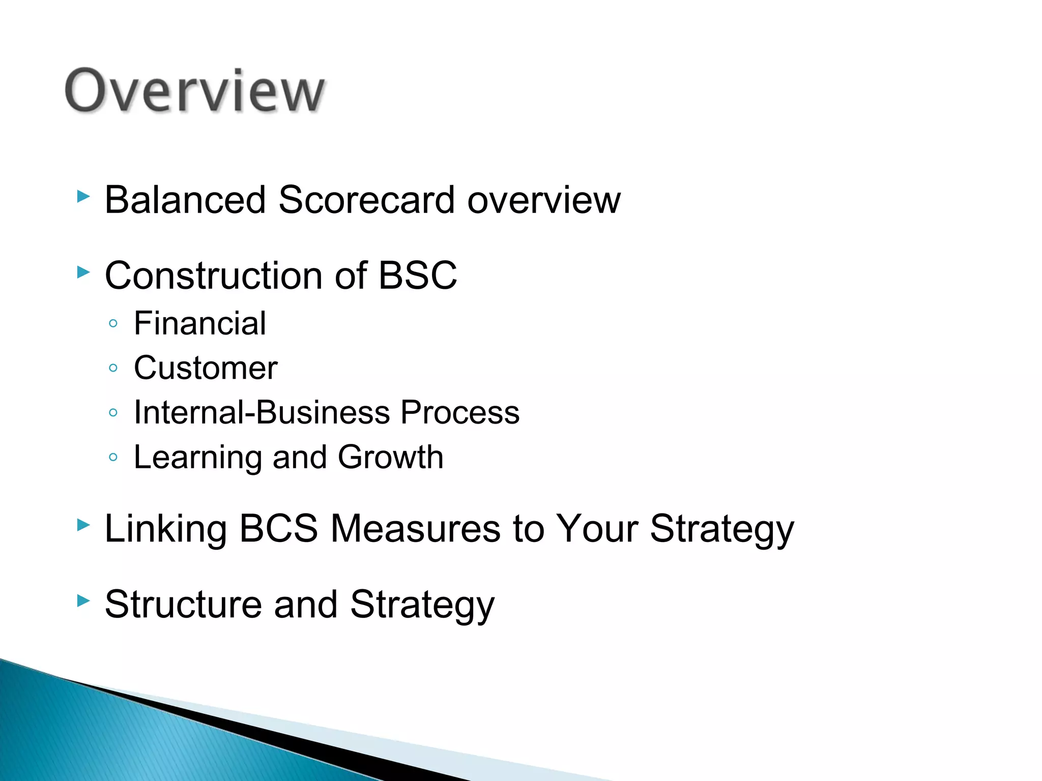 Balanced scorecard presentation rev 0 | PPT