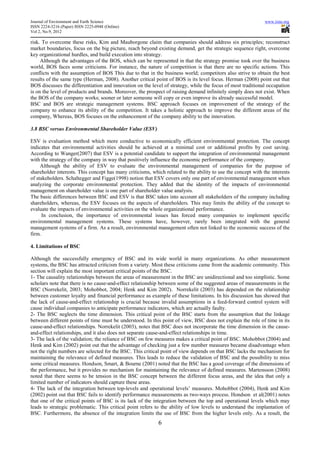 Balanced scorecard weaknesses, strengths, and its ability as performance | PDF