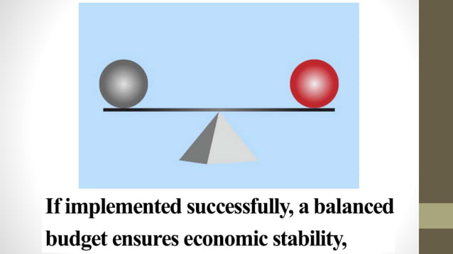 Balanced Surplus and Deficit Budget | PPTX | Business Accounting ...