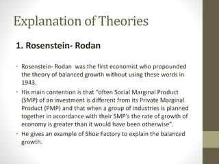 Balanced & unbalanced growth | PPTX