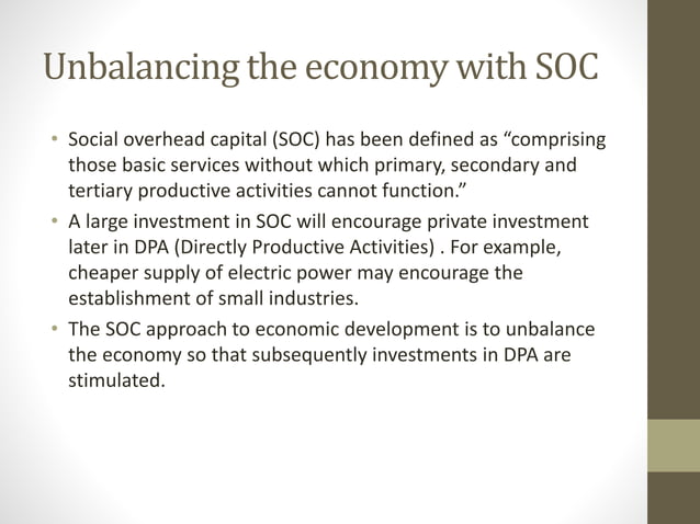 Balanced & unbalanced growth | PPTX | Business Accounting & Finance ...