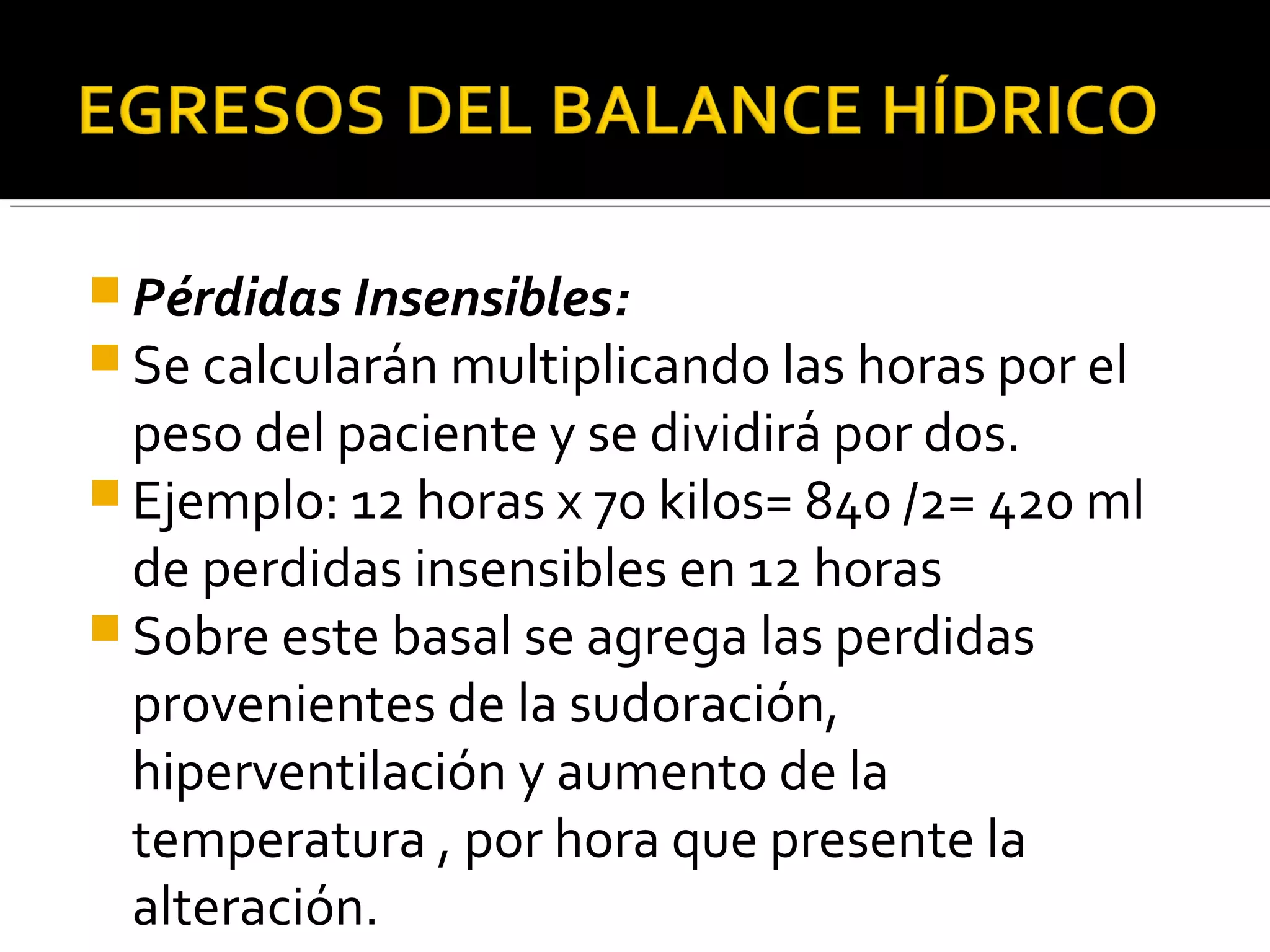 Balance hídrico | PPT