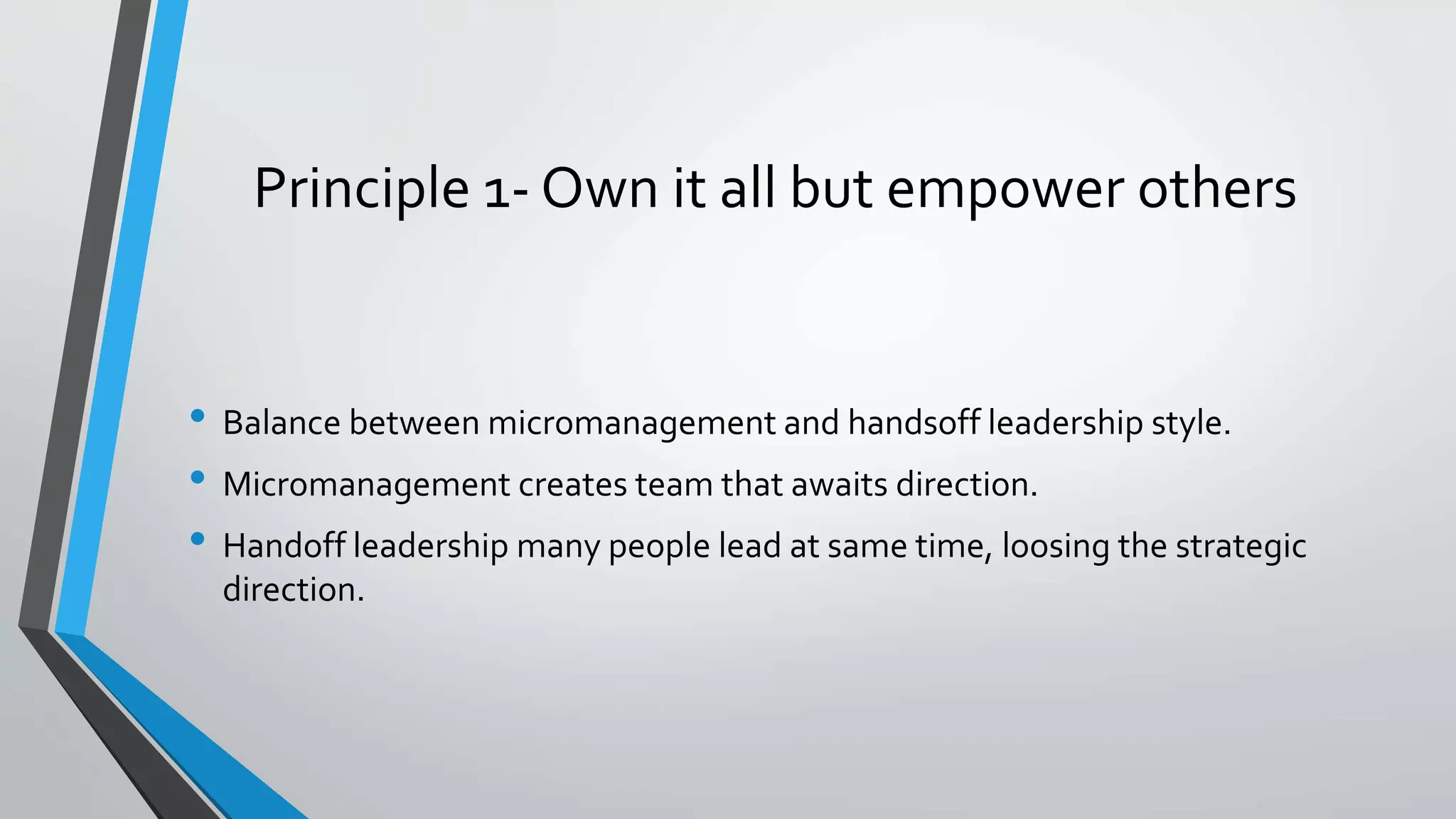 Balance in leadership | PPTX
