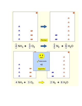 Balanceo de ecuaciones quimicas | DOCX | Chemistry | Science