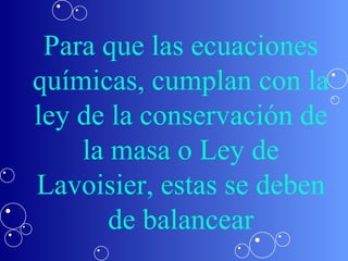 Balanceo De Ecuaciones QuíMicas Martha Delia RamíRez TéLlez | PPT