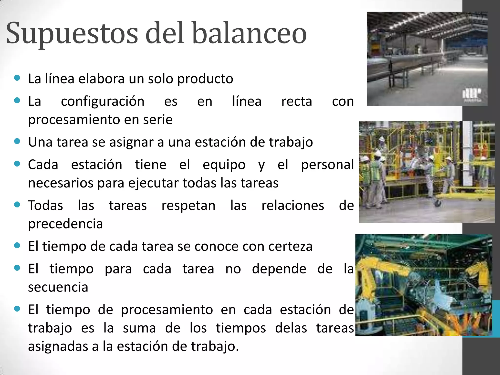Balanceo de linea.1.1 | PPTX