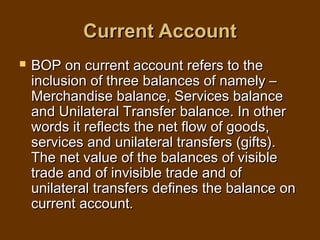 Balance of payment | PPT