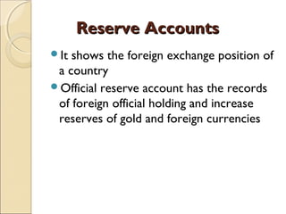 Balance of payment | PPT