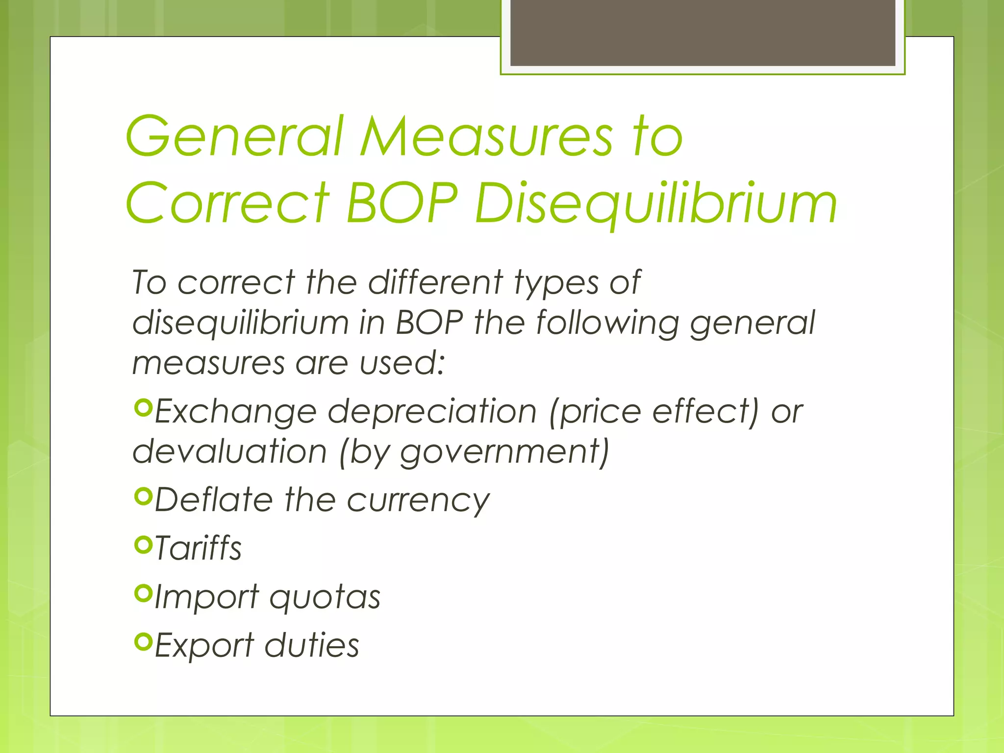 Balance of Payment(BOP) | PPT