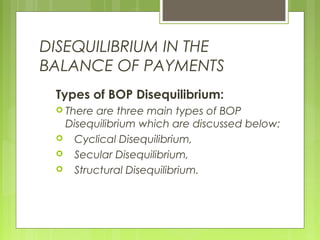 Balance of Payment(BOP) | PPT