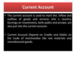 Balance of payment | PPTX | Credit Cards | Personal Debt