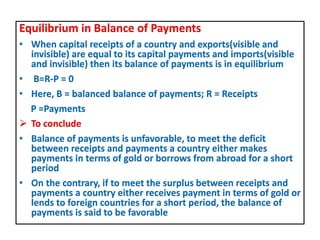 Balance of payment | PPTX