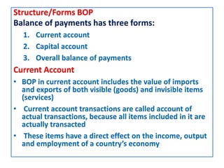 Balance of payment | PPTX
