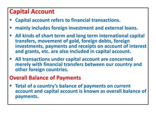 Balance of payment | PPTX