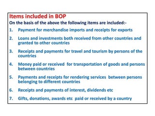 Balance of payment | PPTX