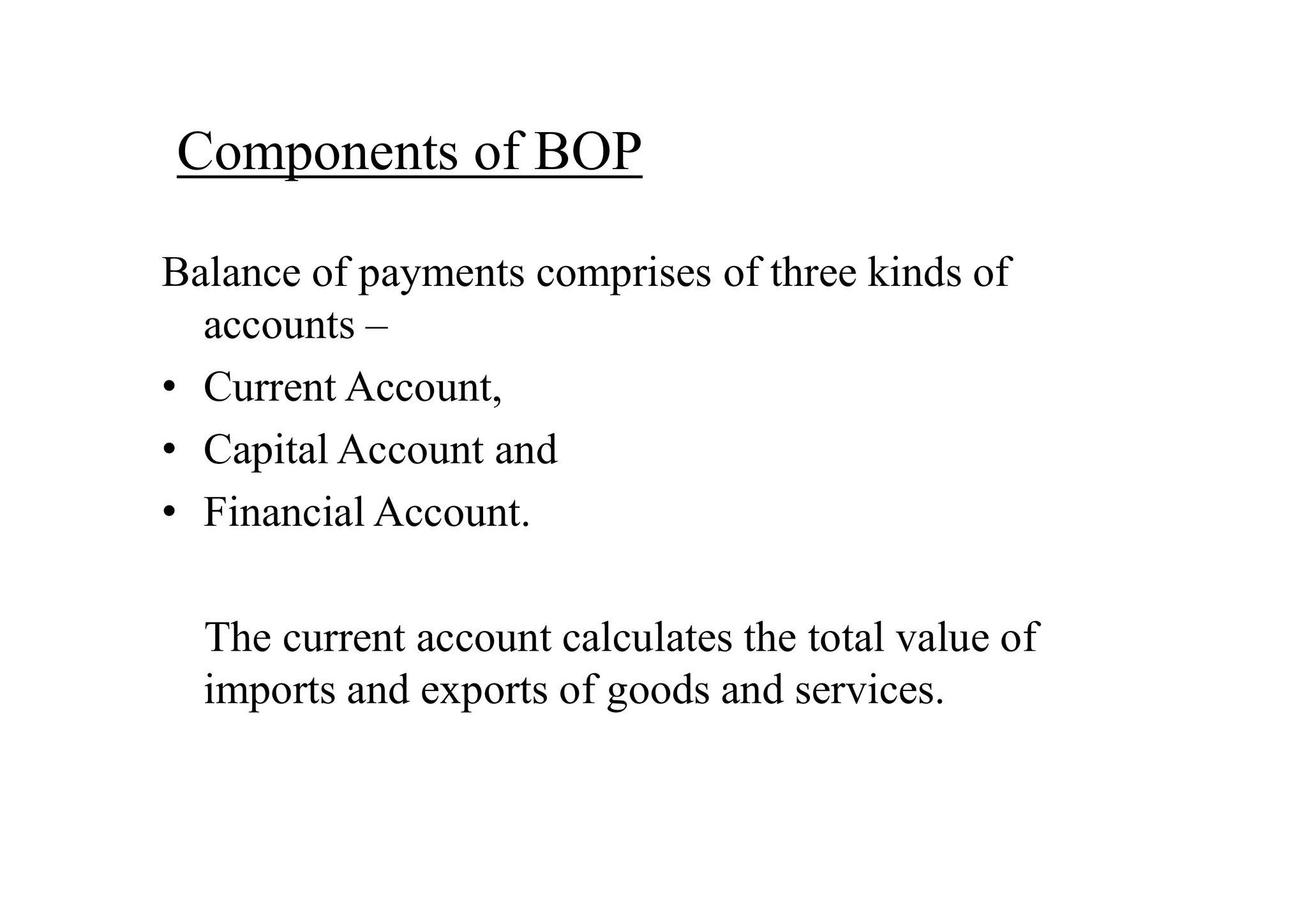 Balance of payment | PDF